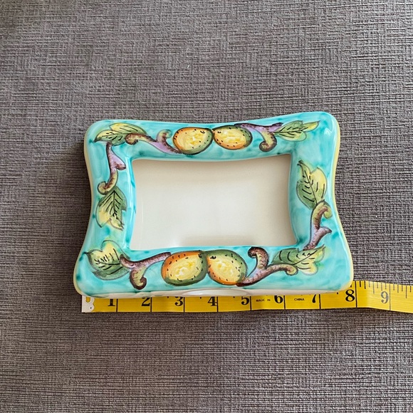 Hand Crafted | Accents | Vintage Vietri Italian Ceramic Lemon Design ...